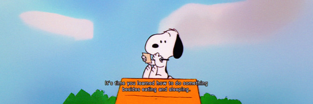 Snoopy headers – @luminities on Tumblr