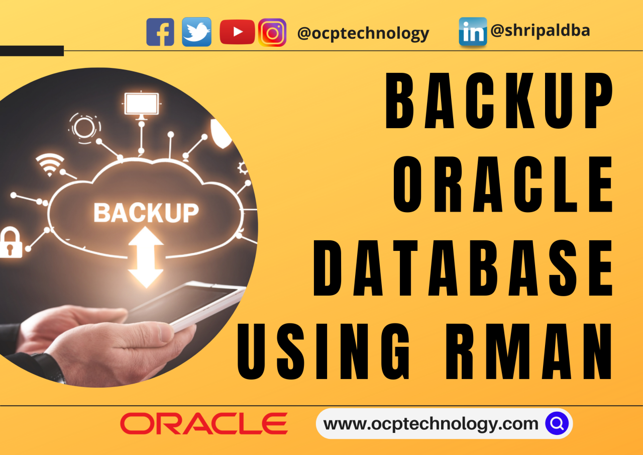 Ocp Technology — Backup Oracle Database Using Rman