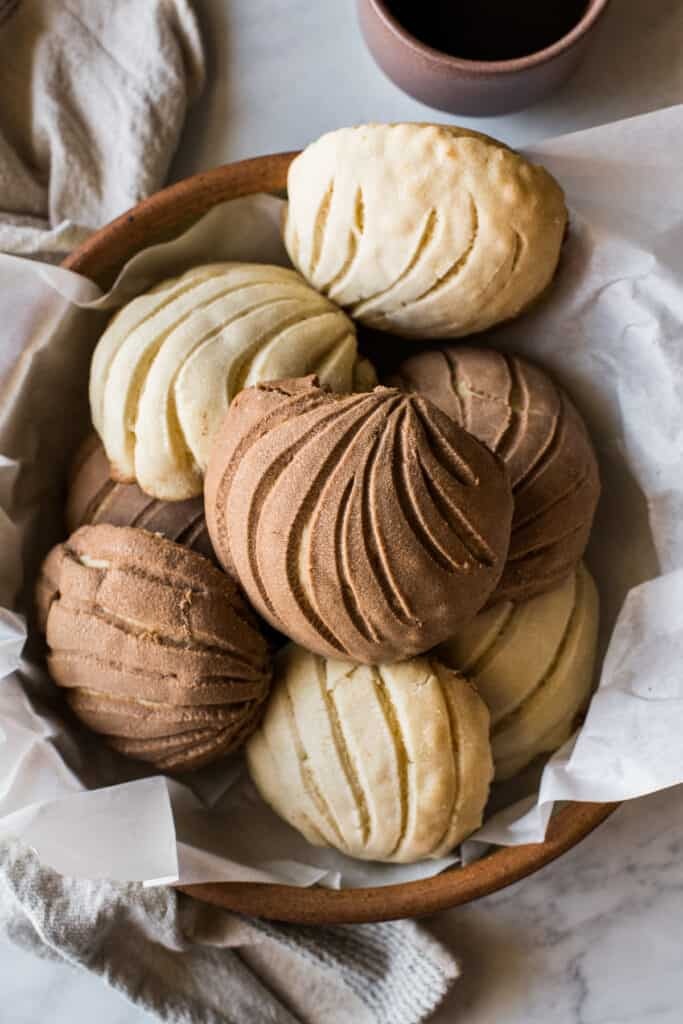 Conchas Mexican Sweet Bread Sweet Tooth Girl