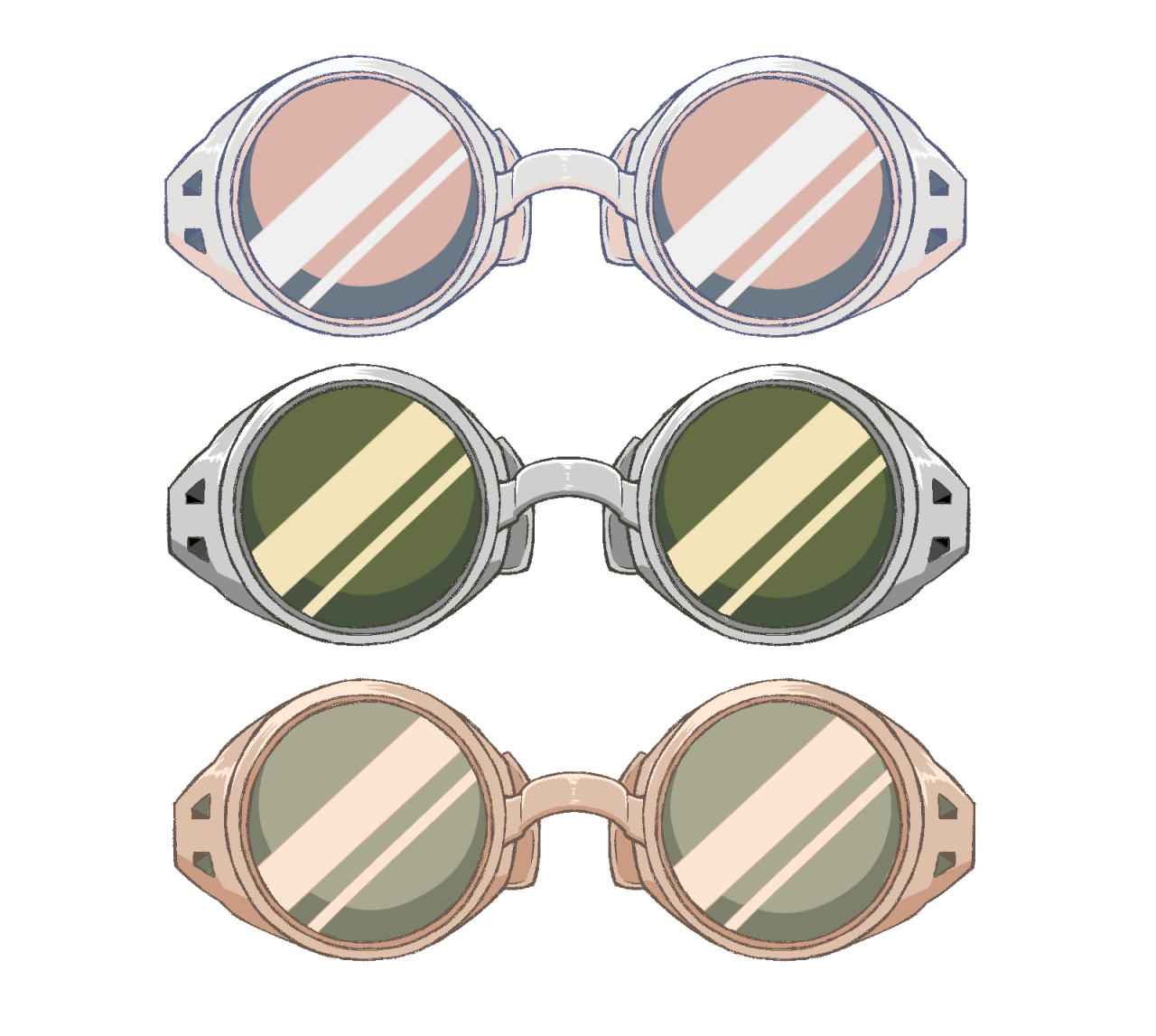 Im Trying My Best I Made Some Stickers Of Nanamis Glasses Check