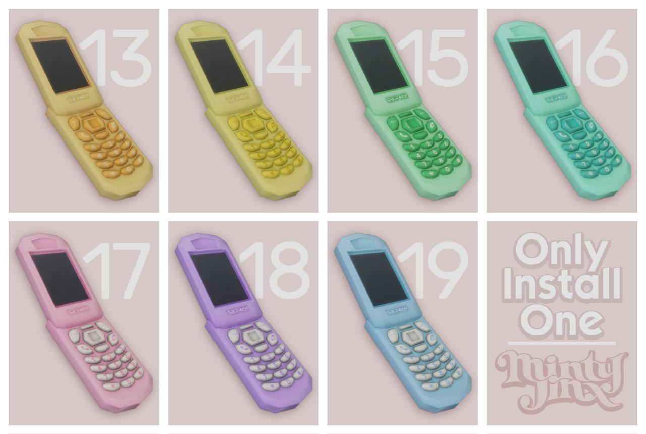 Mintyjinx Retro And Vintage Flip Phone Functionaloverride