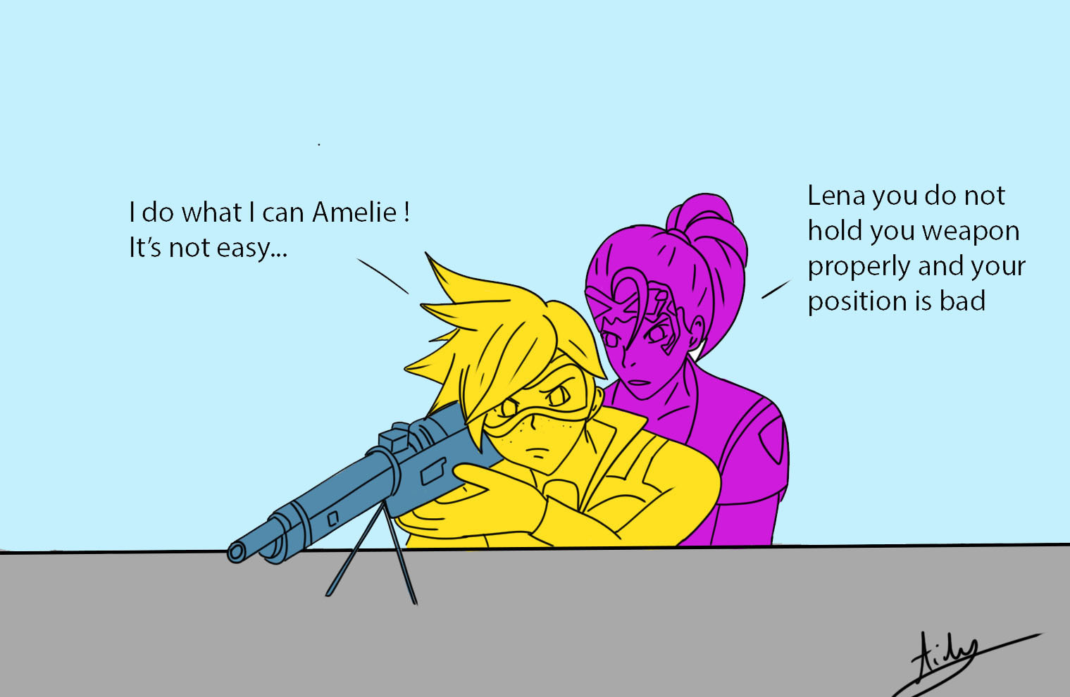 Tracer X Widowmaker On Tumblr