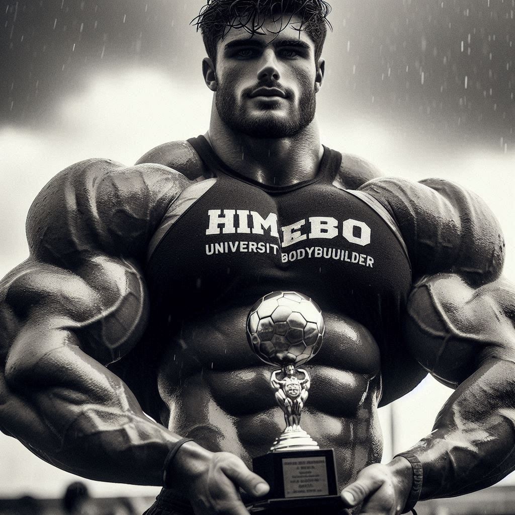 Winning Bodybuilder At Himbo University Bing Ai Gingerbredman1989