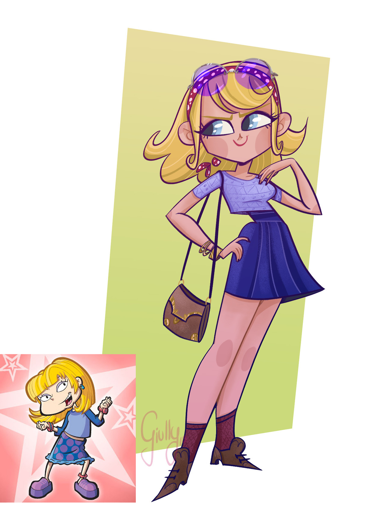 Angelica From Rugrats All Grown Up Redesign Giully Leão