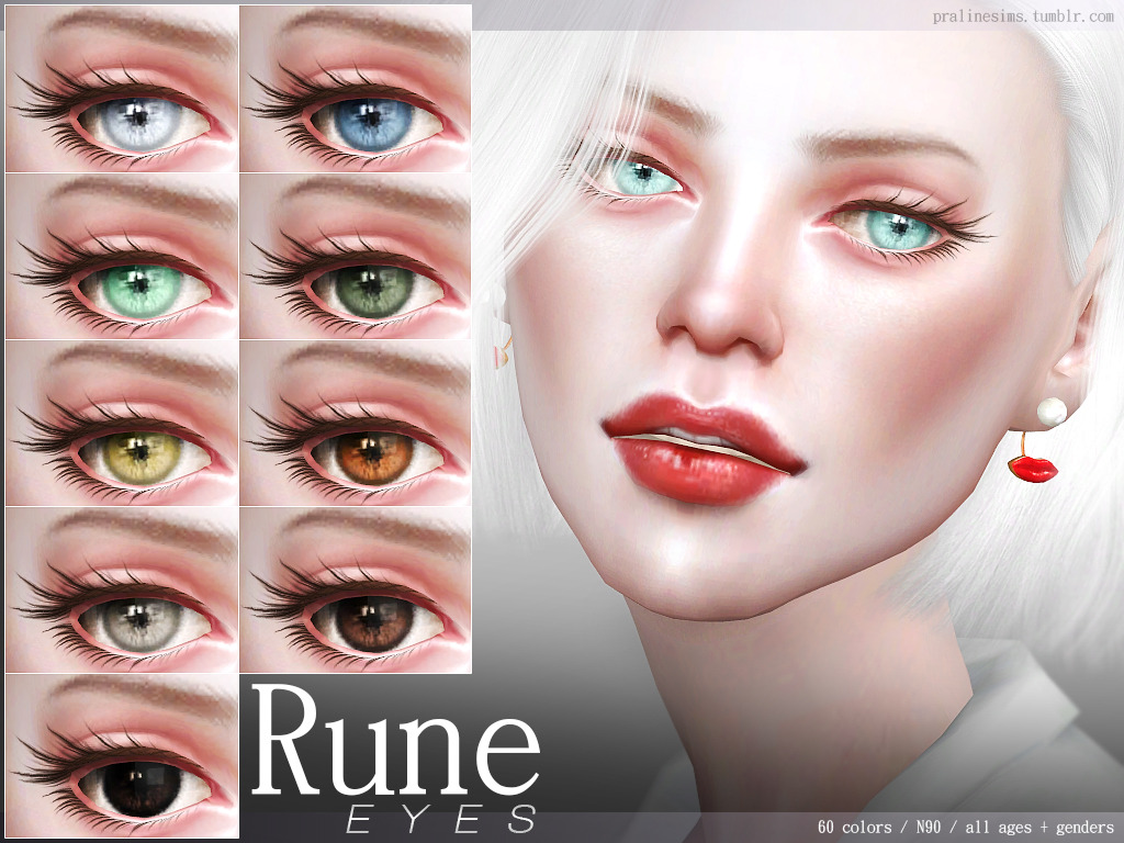 Savage Sims Pralinesims Eyes In 60 Colors 50 Solid 10