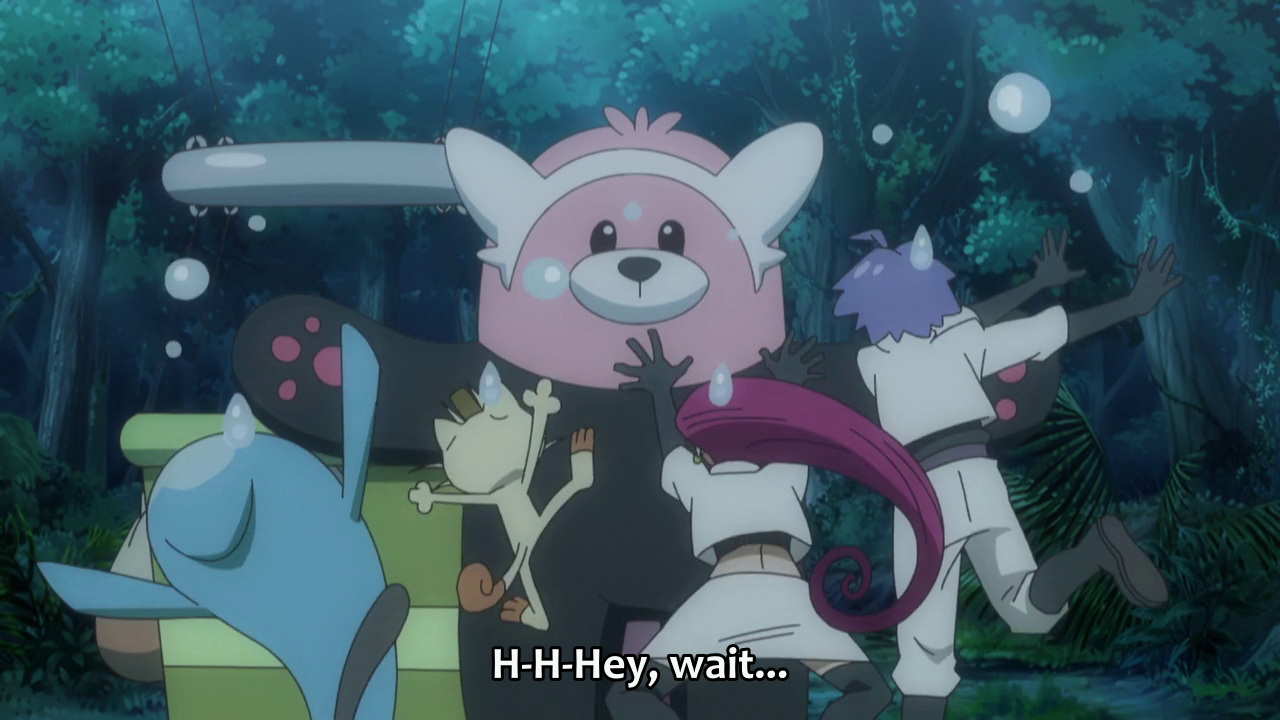 Pokeaniepisodes ““one Last Hug From Bewear To Team Rocket…but This Time
