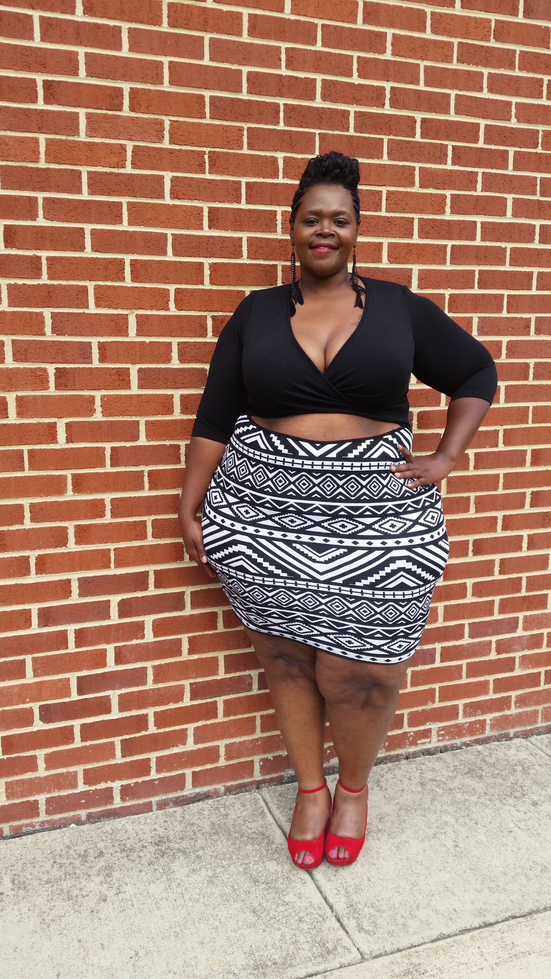 Big Beautiful Black Girls — Keisha 37 Size 24 Virginia Outfit