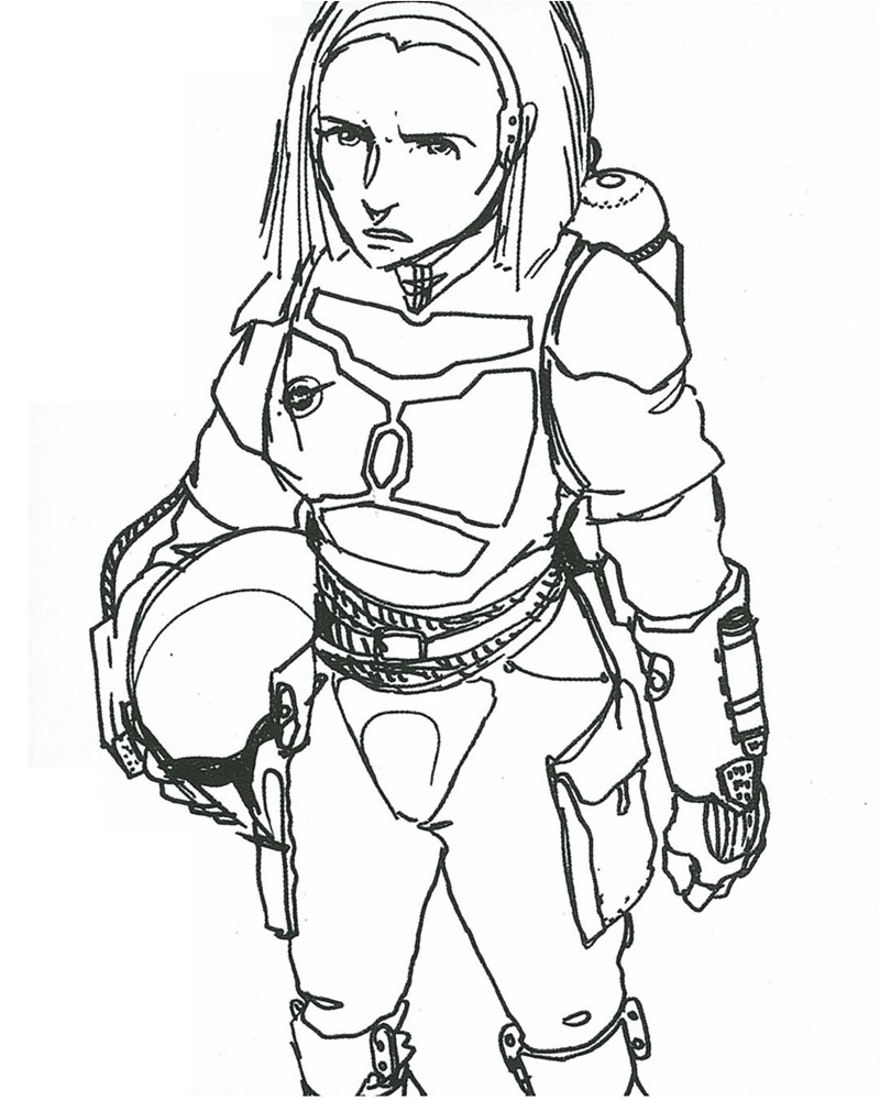 The Clone Wars Archives Bo Katan Sketches By Dave Filoni