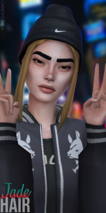 Jade Hair Teen To Elder Base Game Compatible Hat Tumbex