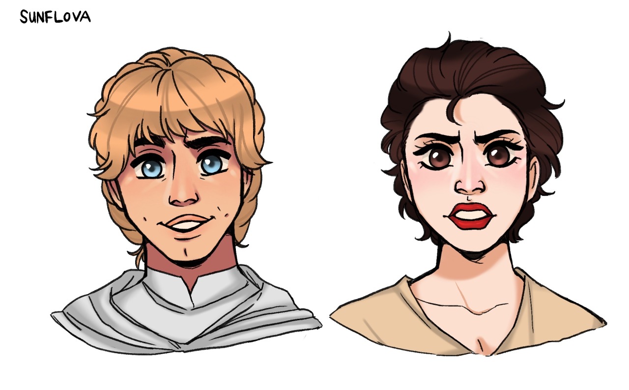Can You Draw Role Swapped Luke And Leia