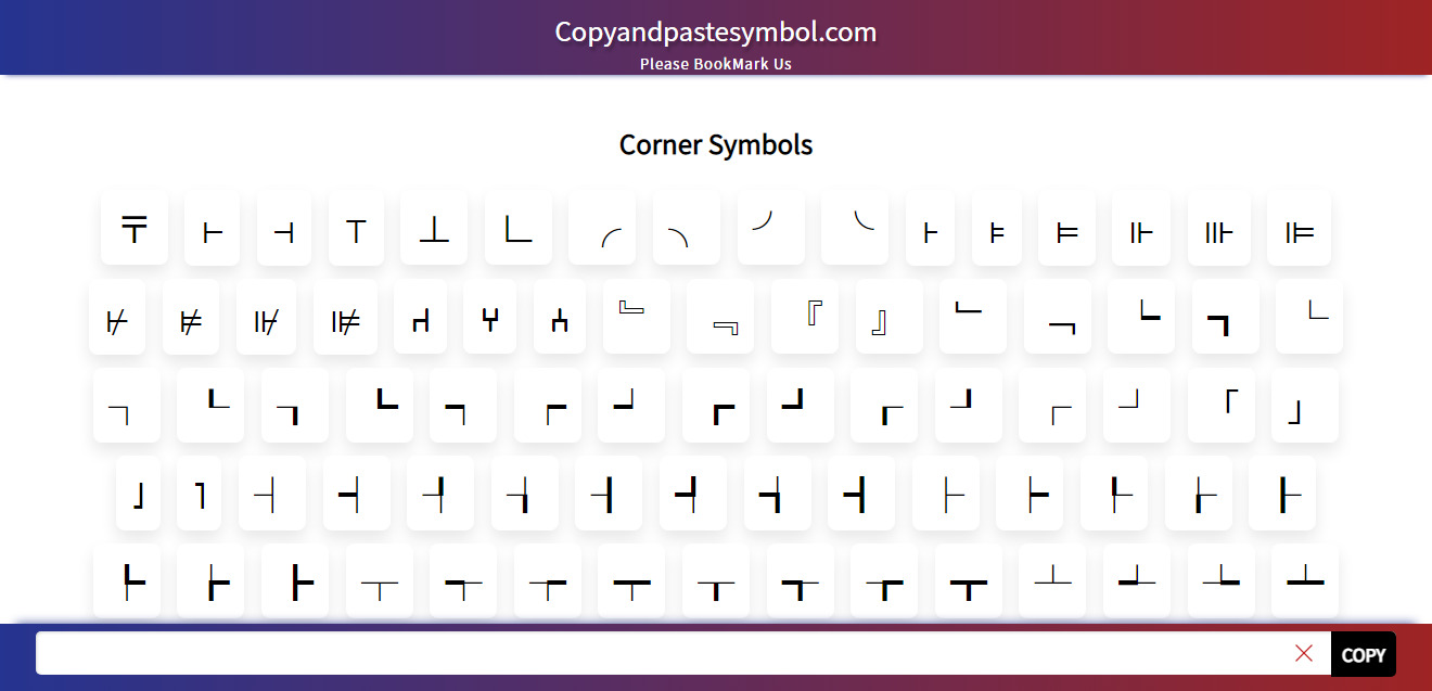 Copy And Paste Symbols: Photo