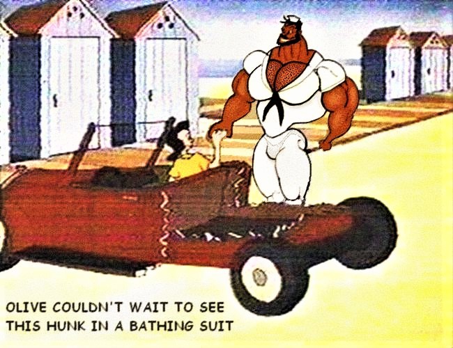 Bluto Shrine — Bluto And Olive Arrive At The Beach In The