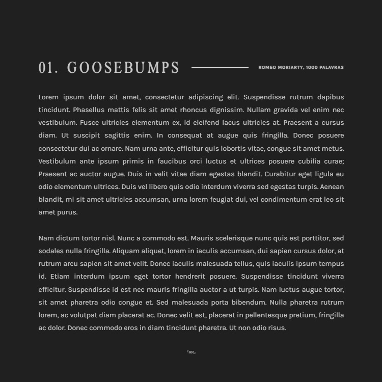 goosebumps. html/css – @rossresources on Tumblr
