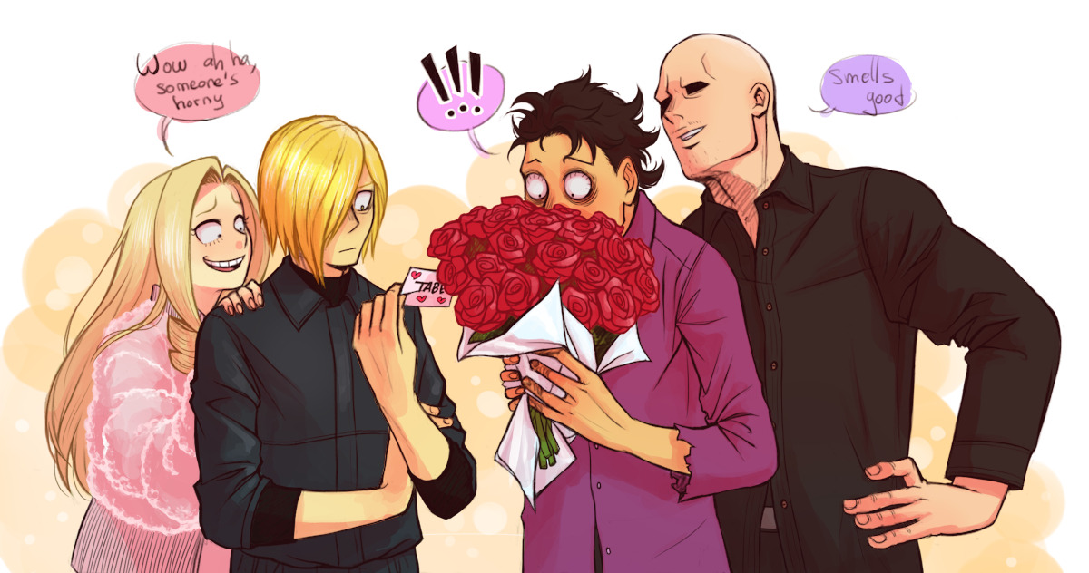 Dont Any Of You Dare To Reblog This Saying Tabes Gonna Eat The Flowers Tumblr