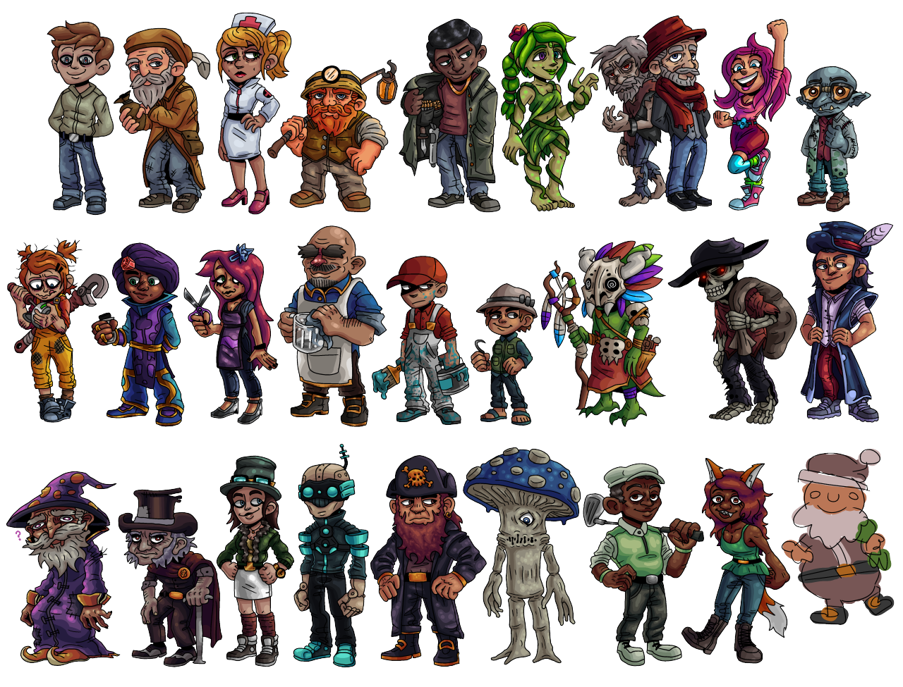 Terraria Steampunker Fan Art