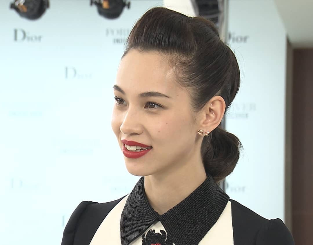 Kiko Mizuhara In Christian Dior Spring 2018 Ready To Wear Tumblr Pics