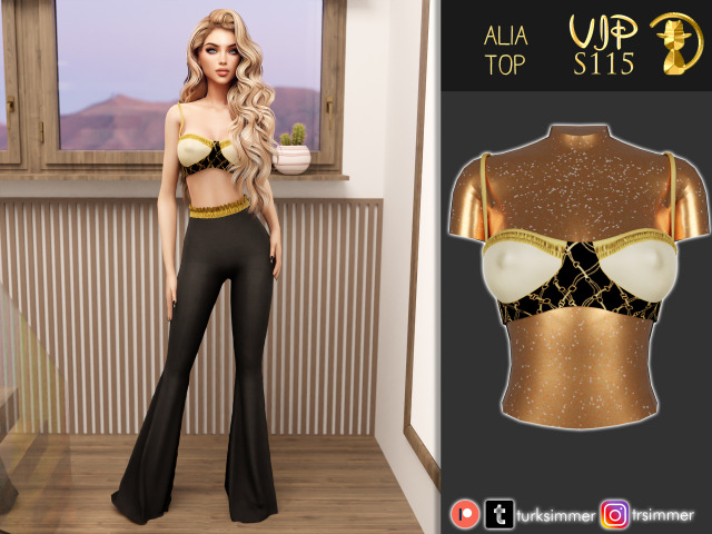 PATREON VIP ALIA TOP - DOWNLOAD LINK - 5 colors ALIA PANTS - DOWNLOAD LINK - 6 colors compatible ...