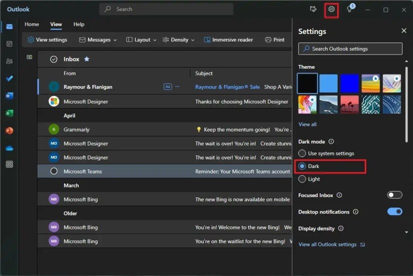 NiyoTech — How to enable dark mode for new Outlook app on... NiyoTech — How to enable dark mode for new Outlook app on...