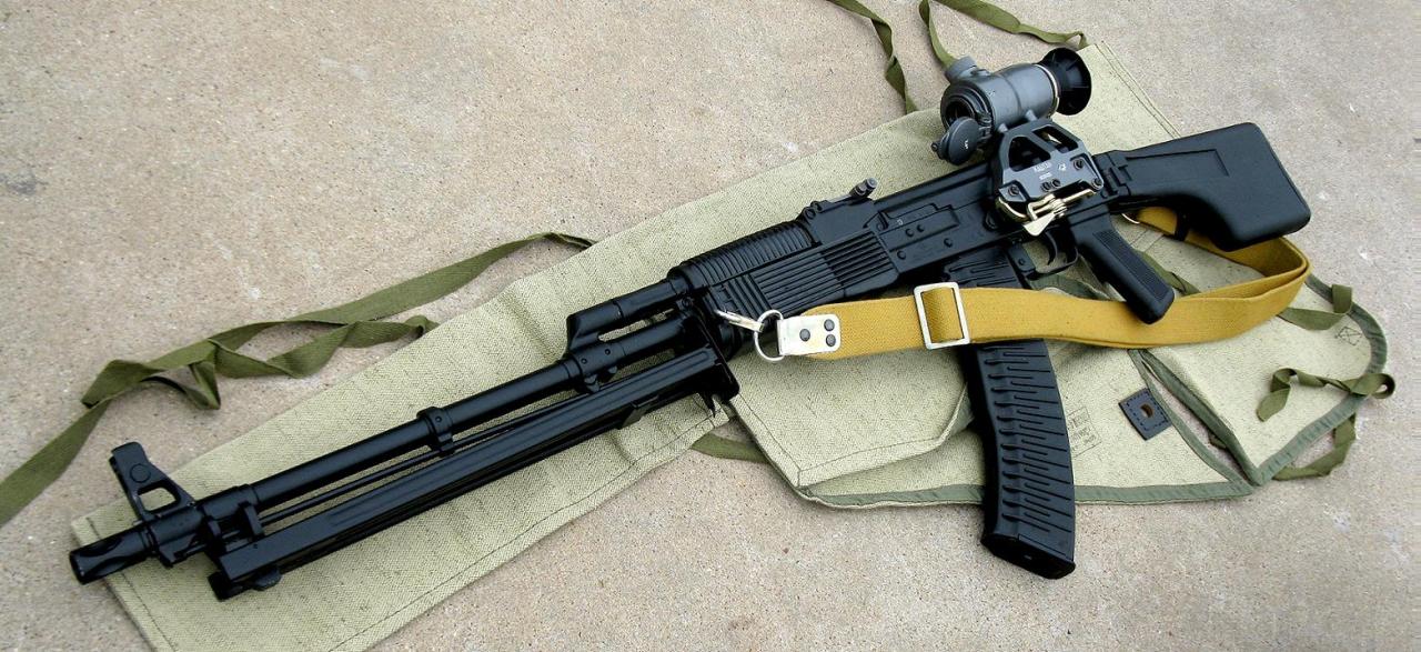 Fmj 556 X45 Vepr 1v Fitted With Kashtan Scope