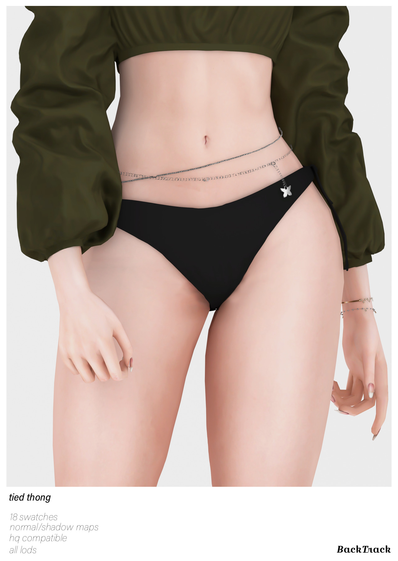 The Blonde Simmer Jane Bikini With Chain Holder 14
