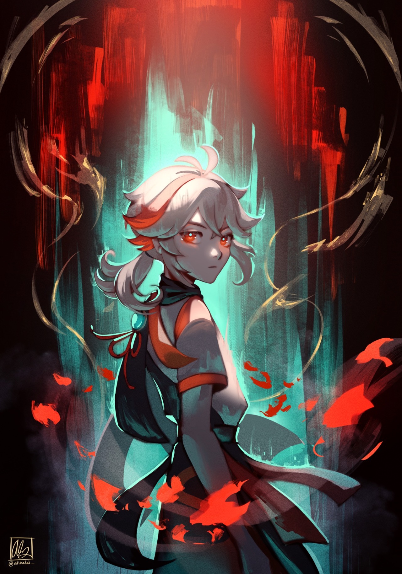 Alina Art Blag Kaedehara Kazuha