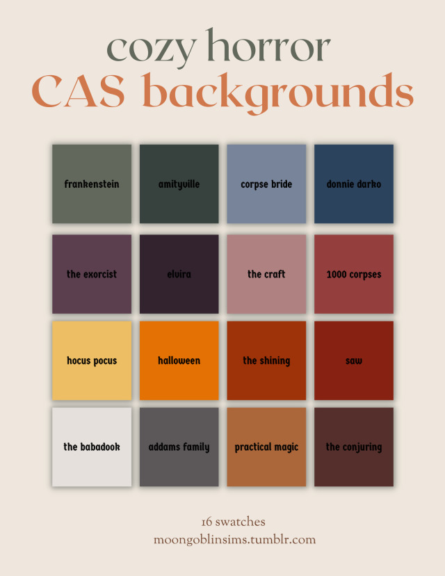 🖤 cozy horror CAS backgrounds 🖤 – @moongoblinsims on Tumblr 🖤 cozy horror CAS backgrounds 🖤 – @moongoblinsims on Tumblr