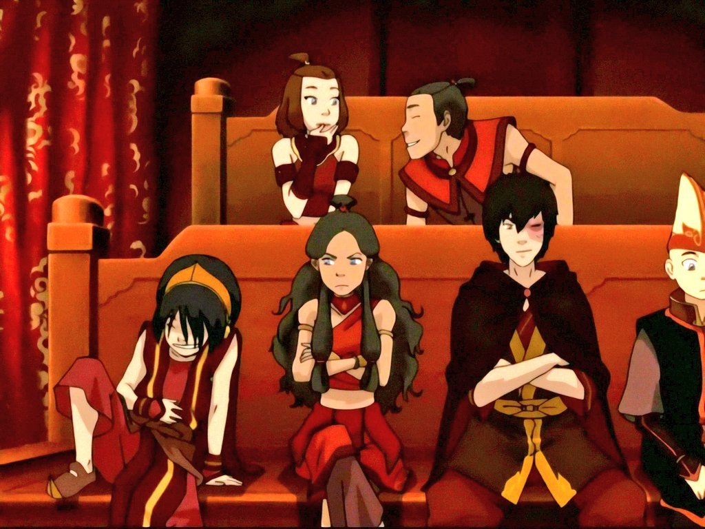 Aless — Suki And Sokka Being The Cutest In The Background