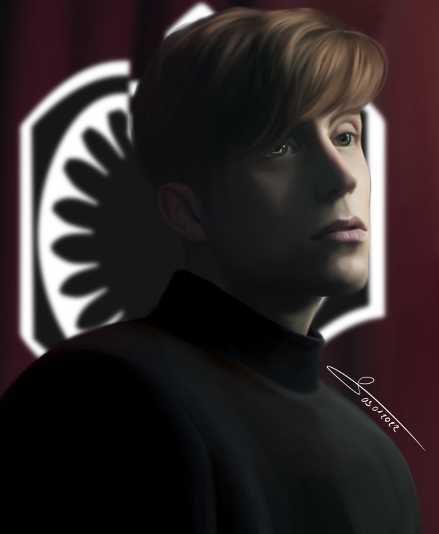 I drew general Hux as a teenager in the academy – @cak3art on Tumblr