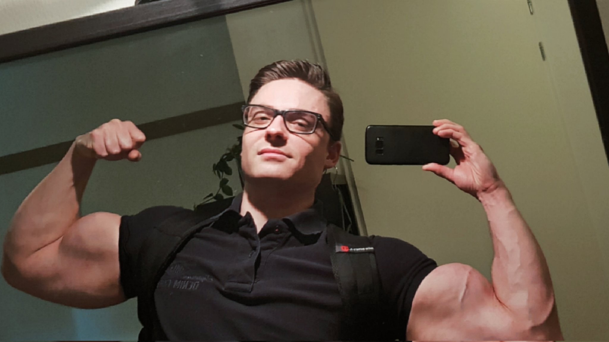 Bodybuilders Wearing Glasses