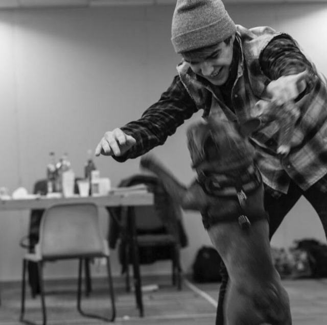 I Find You Extremely Irritating On Tumblr Nico Mirallegro Rehearsing For The Film Version Of