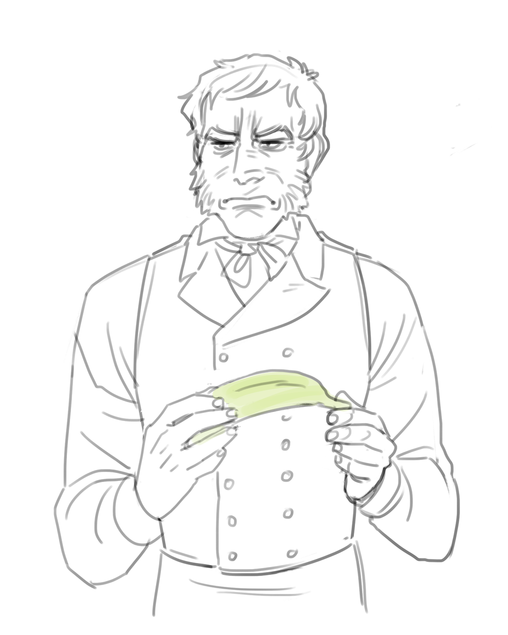 Polisena C Can You Draw Javert Eating An Unripe Banana