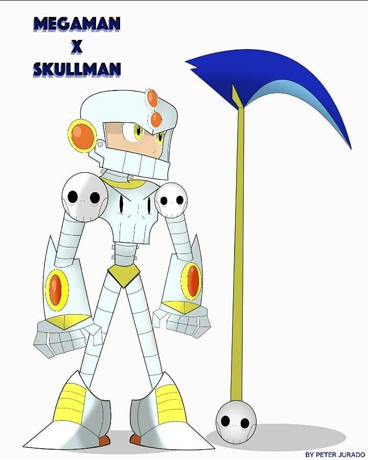 Writerartistcomic Nerd — Megaman Fused With Skullman For Officialcapcom