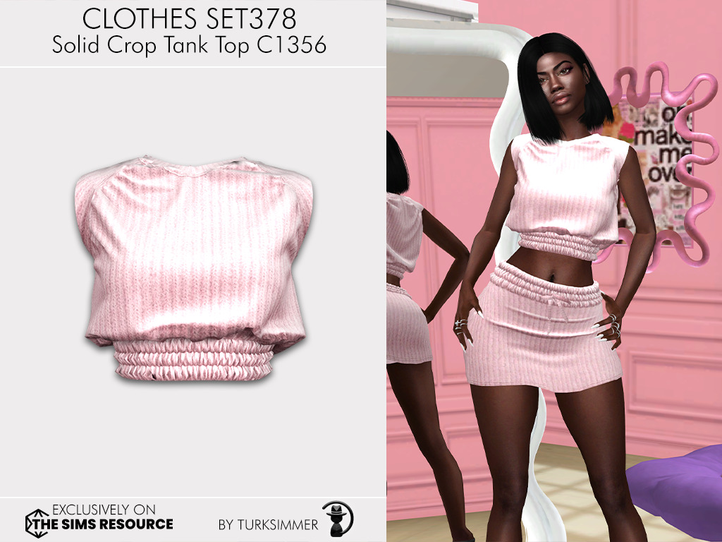 MY TSR PAGE - TURKSIMMER CLOTHES SET378 Solid Crop Tank Top C1356 Drawstring Waist Skirt C1357 8 ...