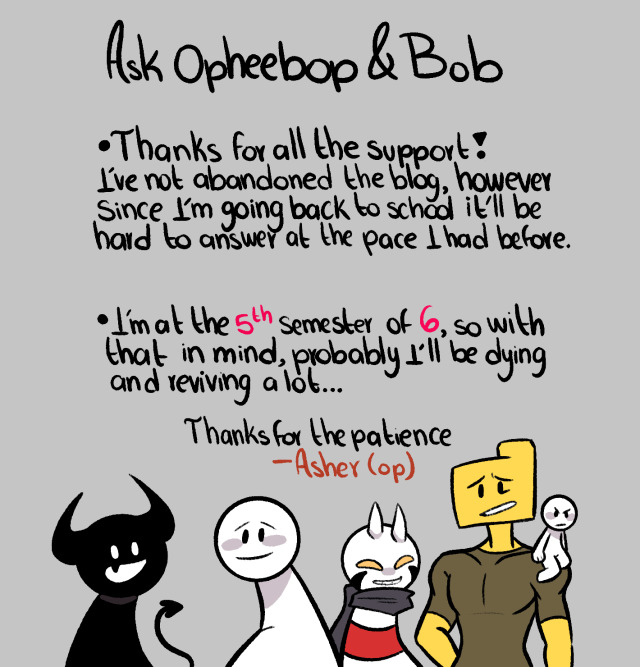 Ask Opheebop And Bob On Tumblr