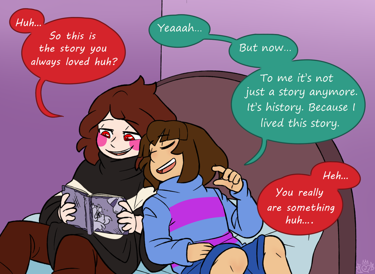 Ask Data Chara And Frisk — Oh I Totally Understand I Have All My Lore And