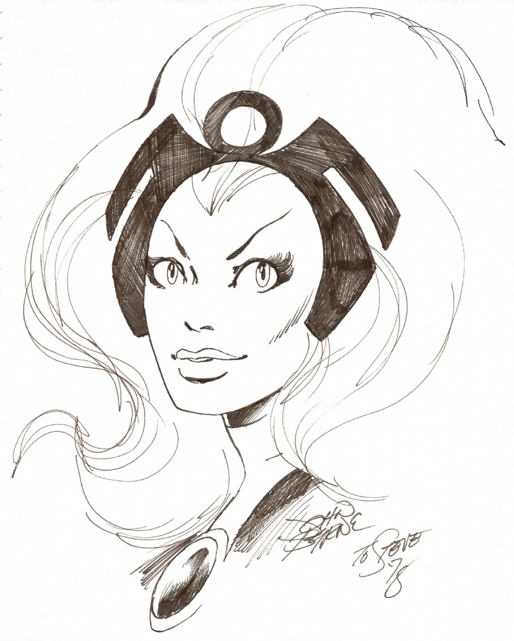 Storm Sketch By John Byrne 1978 John Byrne Draws