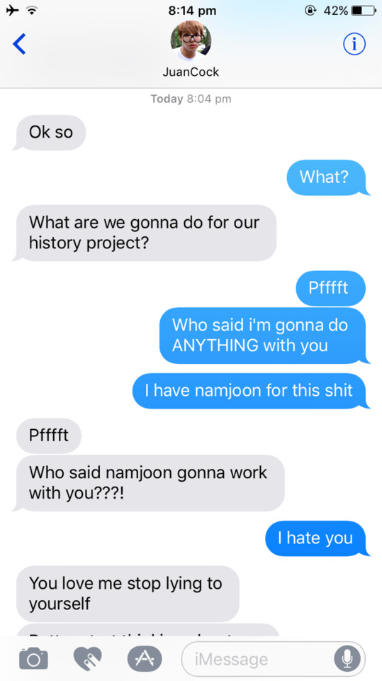 Bangtan Texts On Tumblr