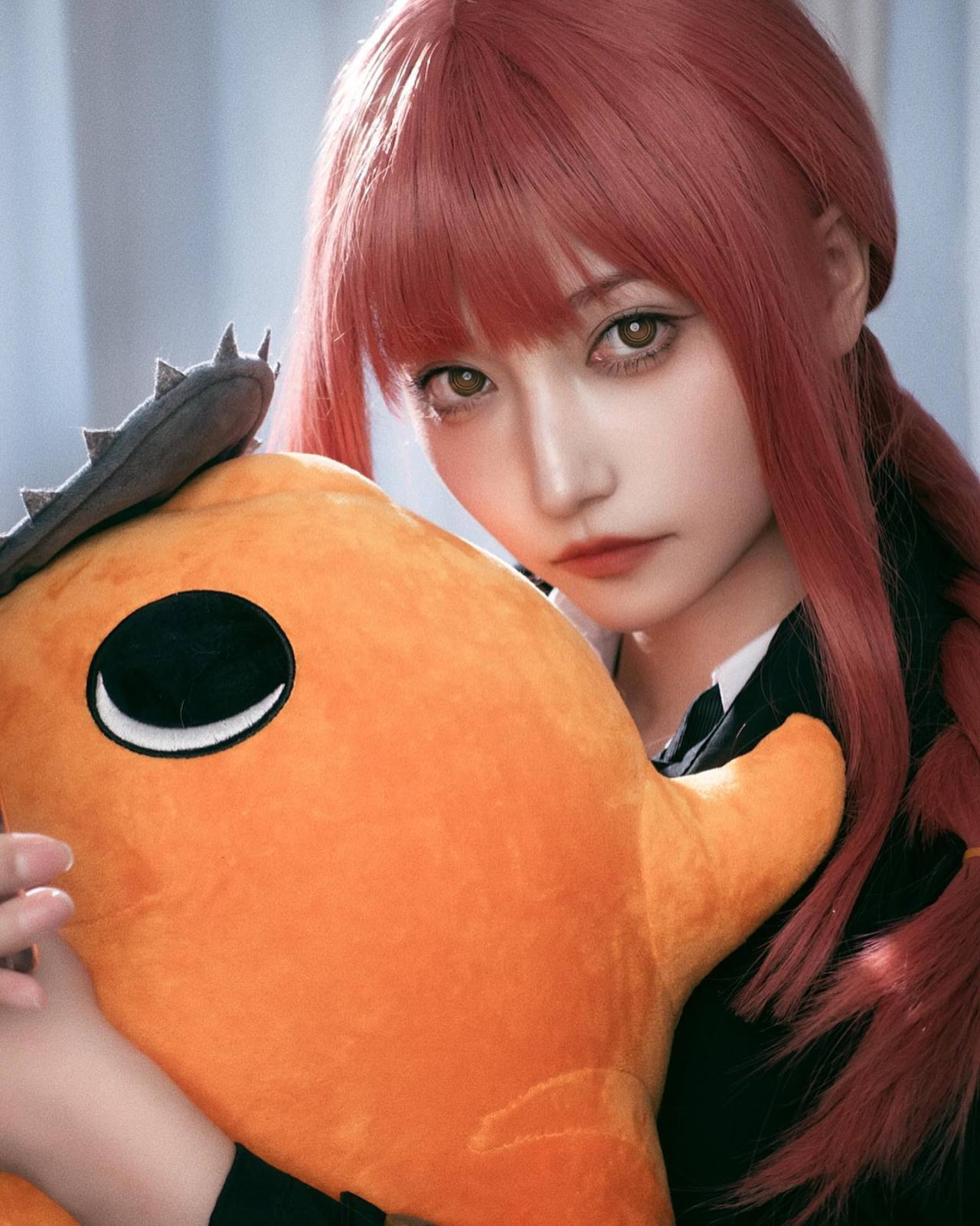 Komoshuai Makima Cosplay Ig Komoshuai Komoshuai Makima Cosplay Chainsaw Man Cosplay Pink