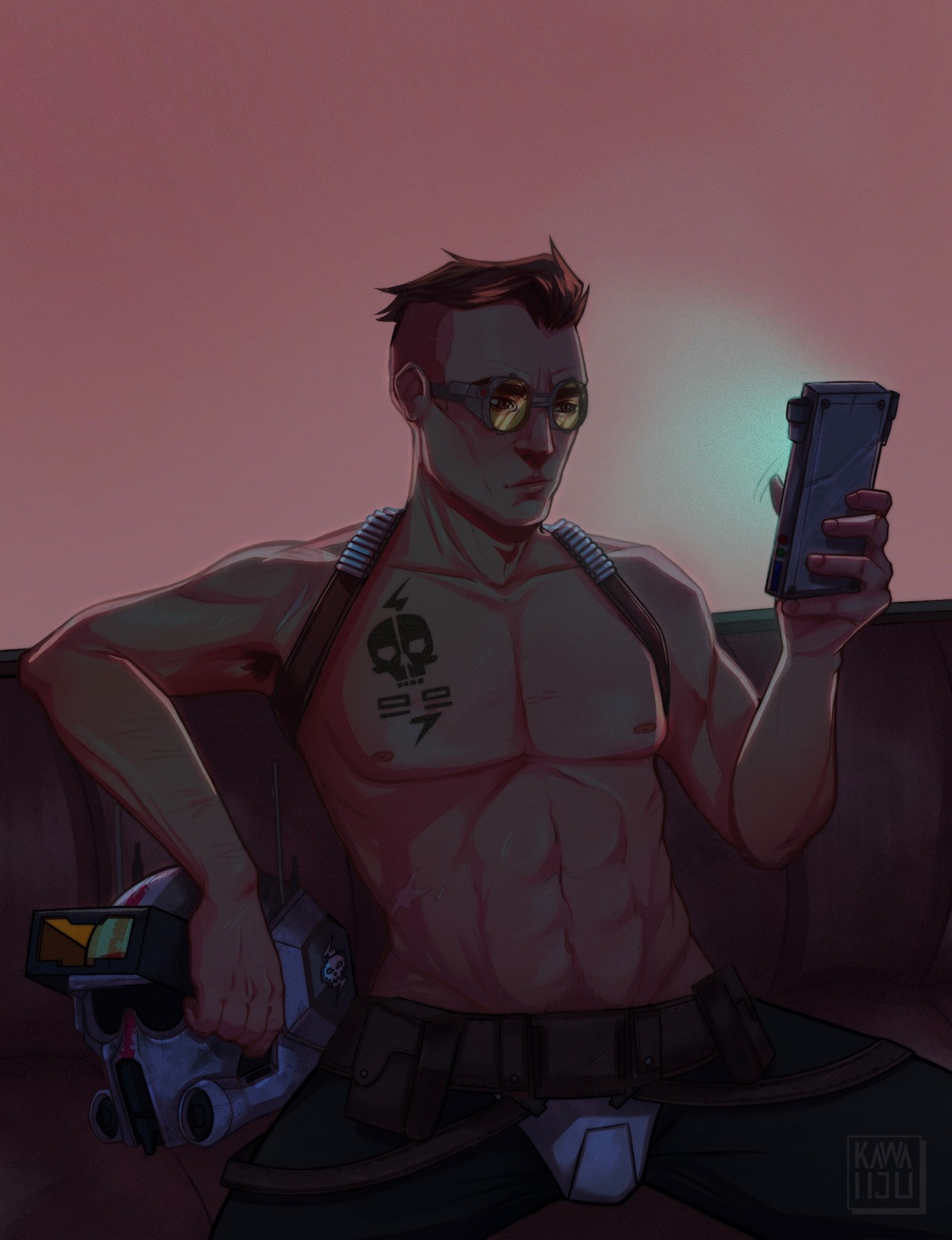 First Up In My Bad Batch Pinup Series Tech Come Get Yall Juice Yes Tech Has A Receding