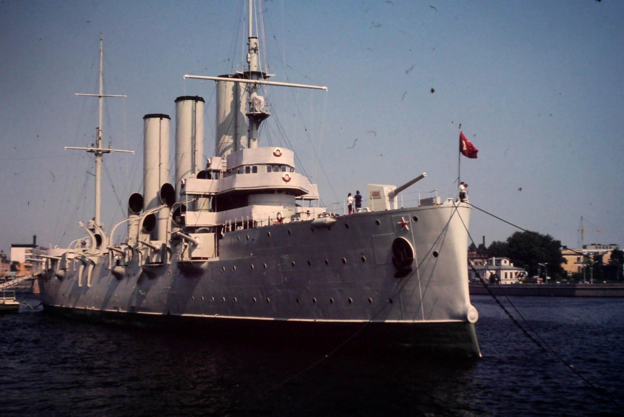 Red Army Screaming — Russian Cruiser `aurora` Pictures Taken In 1980 In