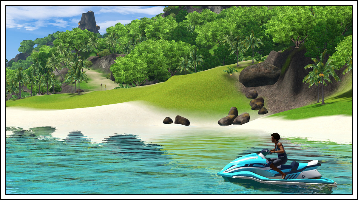 Around The Sims 3 More Island Living Conversions Sims 4 To 3 New Boat New Jet Ski Sale