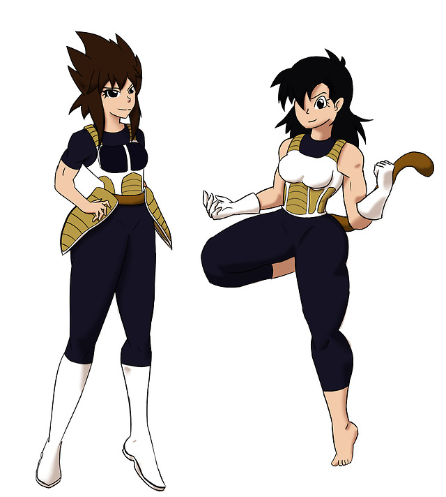 Here Are Two Female Saiyans Named Cellyleft And Cumbaright That Ive Created For A Future