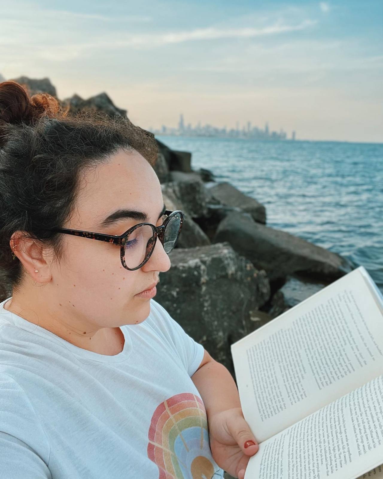 While Reading and Walking: Photo While Reading and Walking: Photo