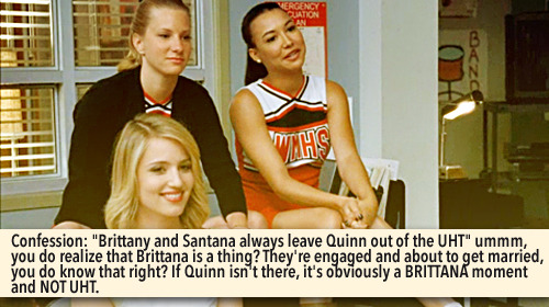 Glee Santana And Brittany And Quinn