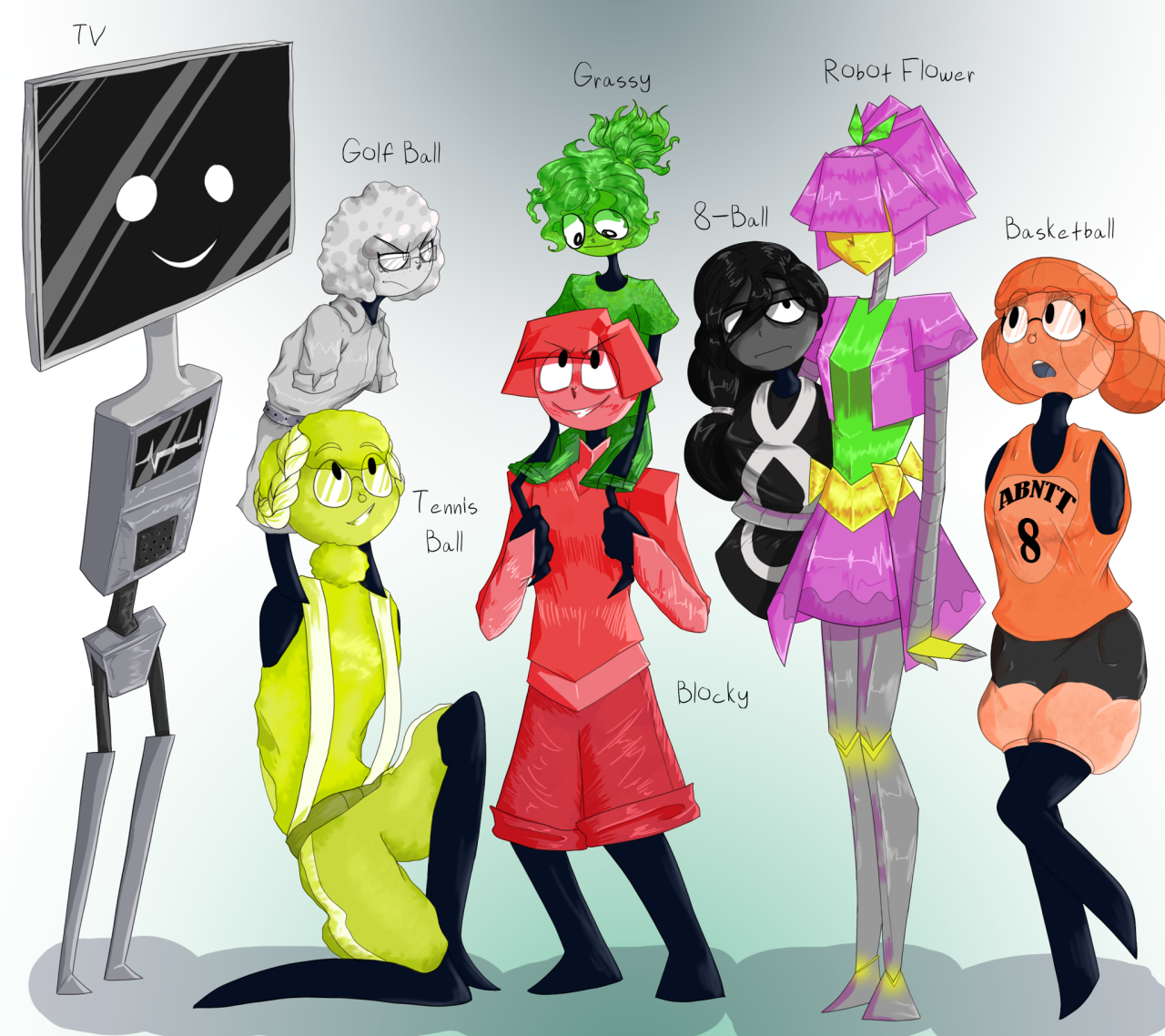 Crumcharoni And Cheese — Every Single Bfdi Character Pretty Much I