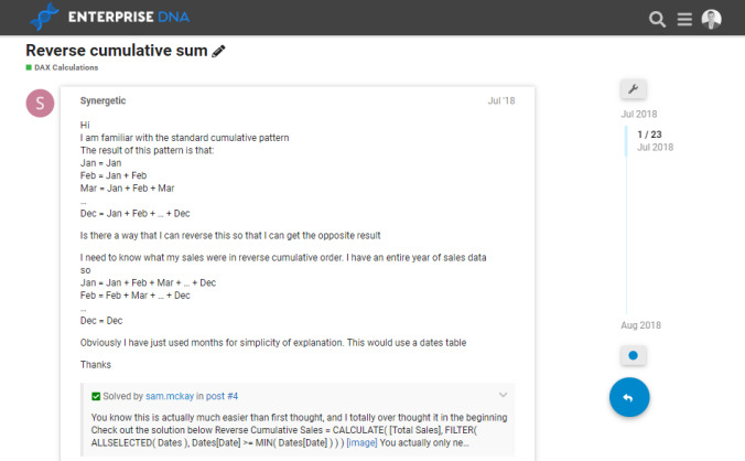 Calculate A Reverse Cumulative Total In Power BI Using DAX ... Calculate A Reverse Cumulative Total In Power BI Using DAX ...