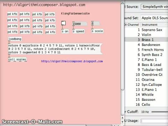 Algorithmic Composer, A simple algorithmic composition that randomly... Algorithmic Composer, A simple algorithmic composition that randomly...