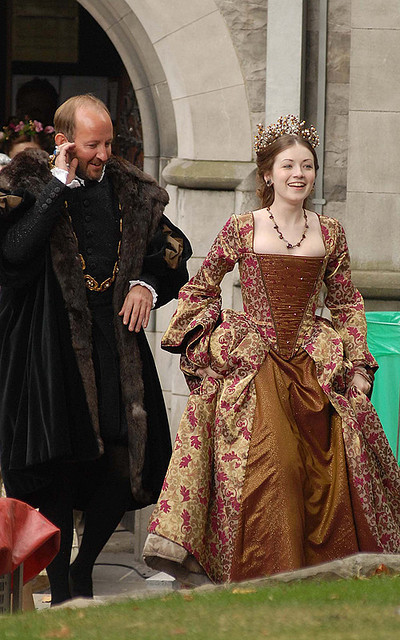 Lady Mary Tudor Floral And Golden Gown The Tudor Costume 33936 Hot Sex Picture