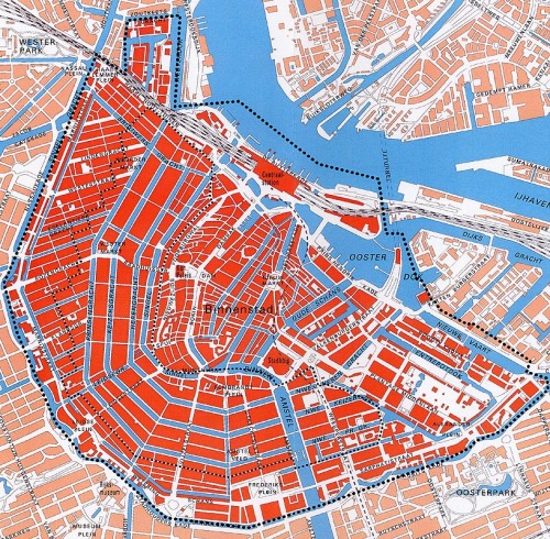 Amsterdams Canal System Map Urbanination